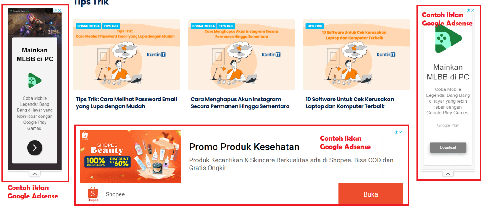 Memanfaatkan Google AdSense untuk Dapat Penghasilan Lebih!