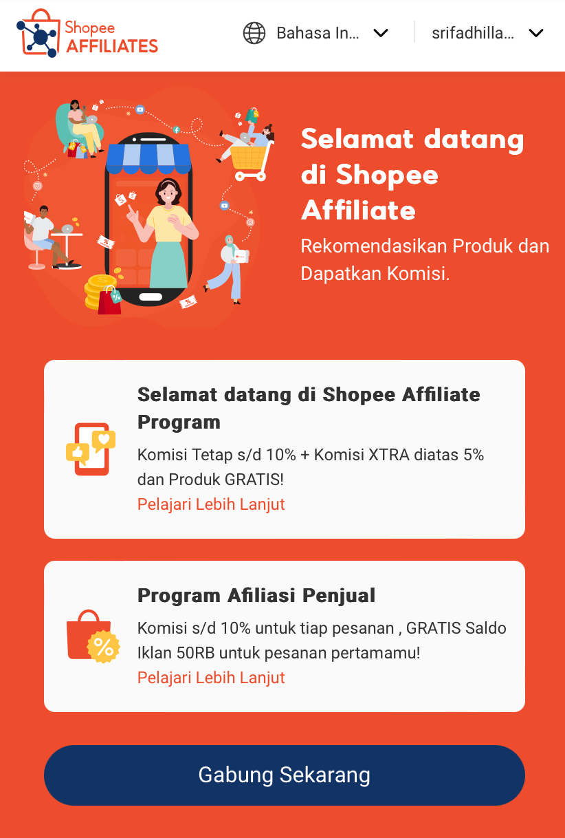 Cara Daftar Shopee Affiliate, Syarat dan Ketentuannya